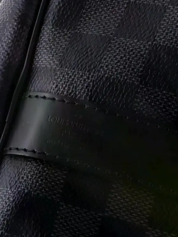 LOUIS VUITTON Keepall Bandouliere Damier Graphite 55 Travel Bag