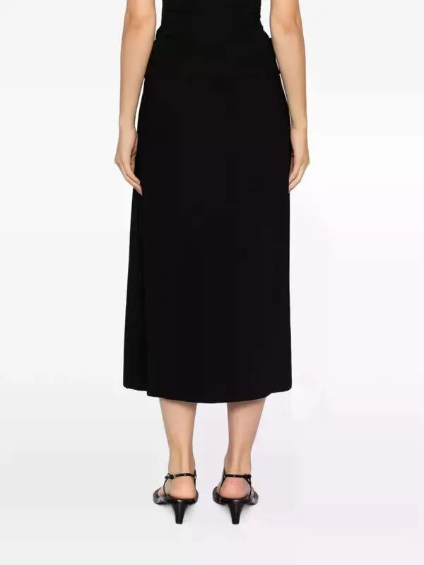 AGNES B. Flared Snap Skirt
