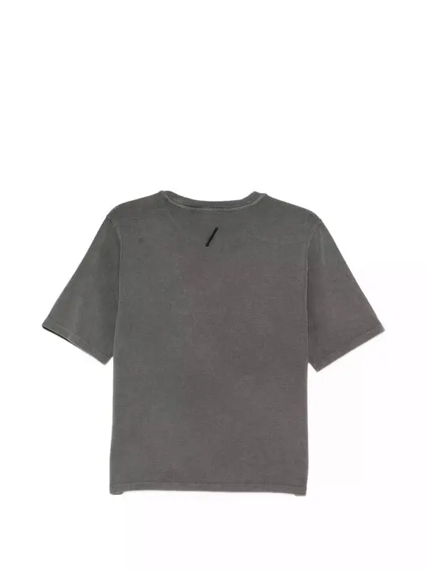 THOM KROM Cold-dye Embroidered T-shirt