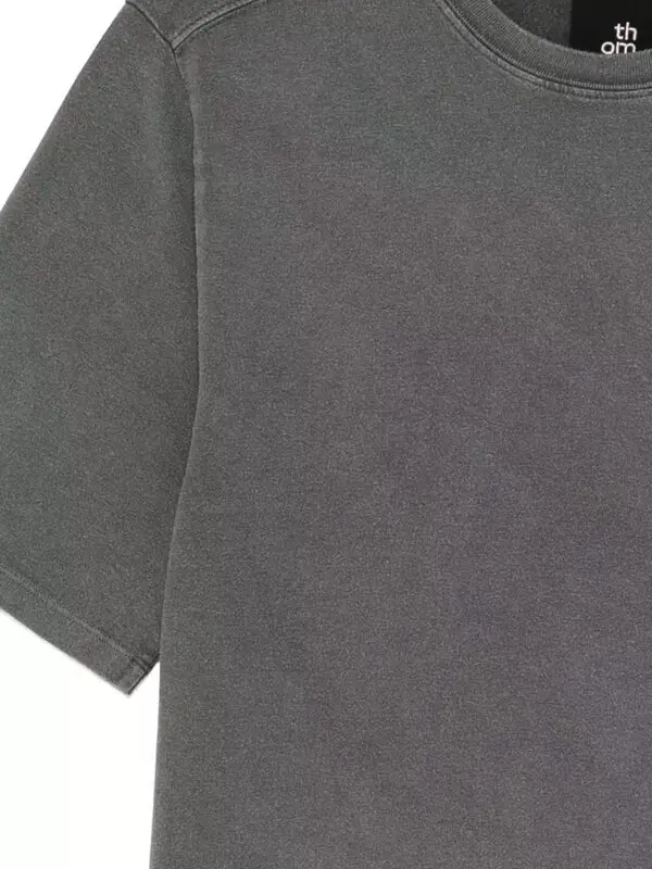THOM KROM Cold-dye Embroidered T-shirt