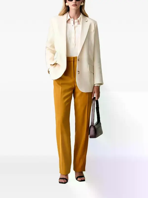 Elisabetta Franchi Trousers In Gabardine Fabric