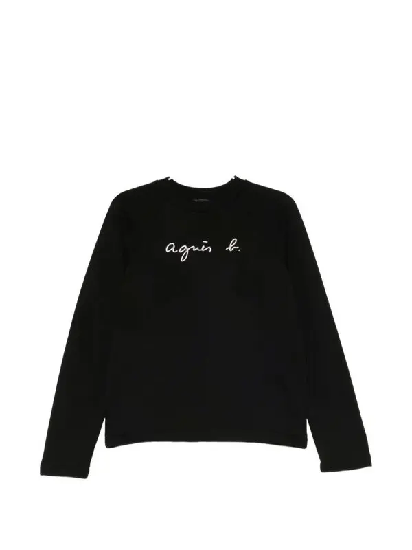 AGNES B. Logo-print Sweater