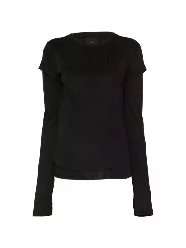THOM KROM Layered-detail Long-sleeve T-shirt