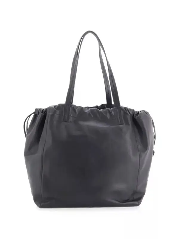 Celine Coulisse Leather Large Shoulder Bag