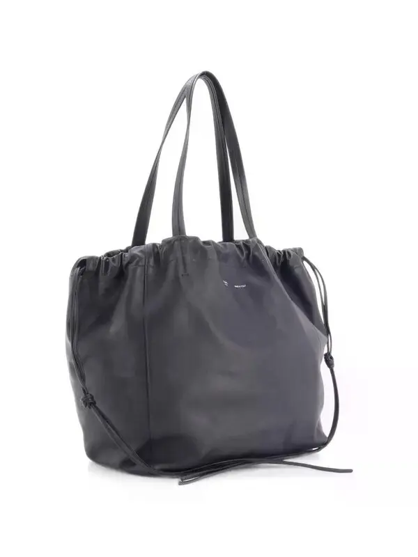 Celine Coulisse Leather Large Shoulder Bag