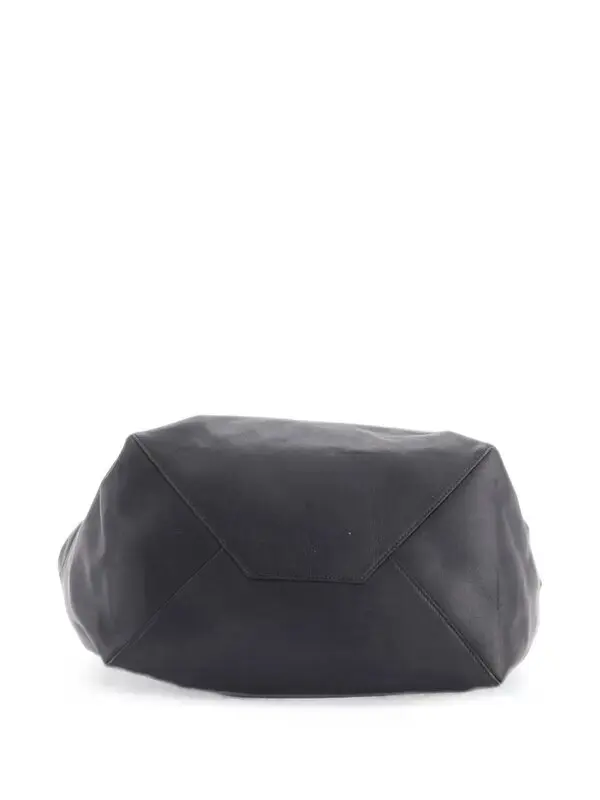 Celine Coulisse Leather Large Shoulder Bag