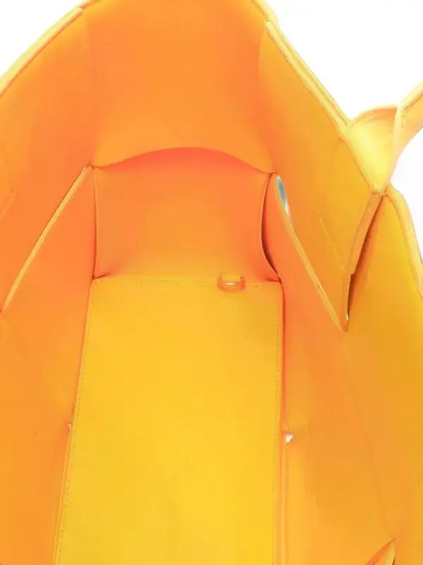 Bottega Veneta 2000s Small Arco Leather Tote Bag - Yellow