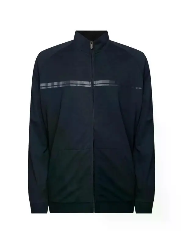 BOSS Authentic Logo-print Zip-up Sweater