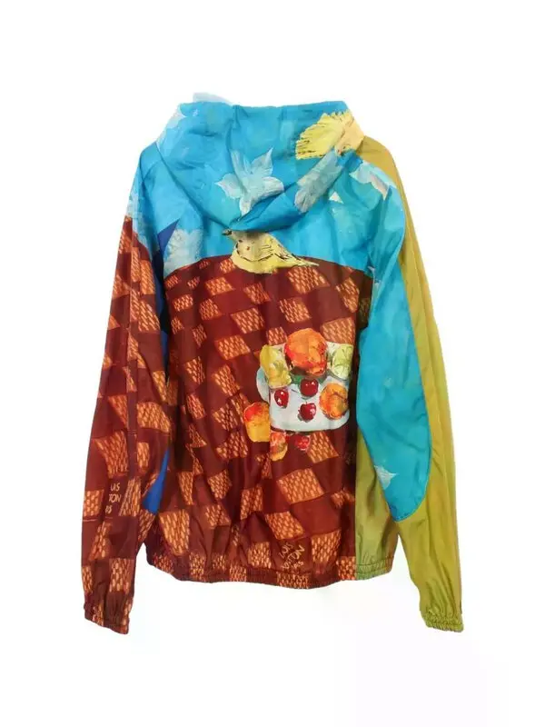 LOUIS VUITTON Damier Feast Windbreaker Jacket