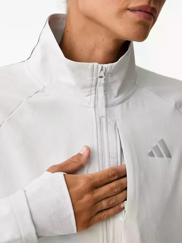 Adidas Logo-print Zip-up Jacket