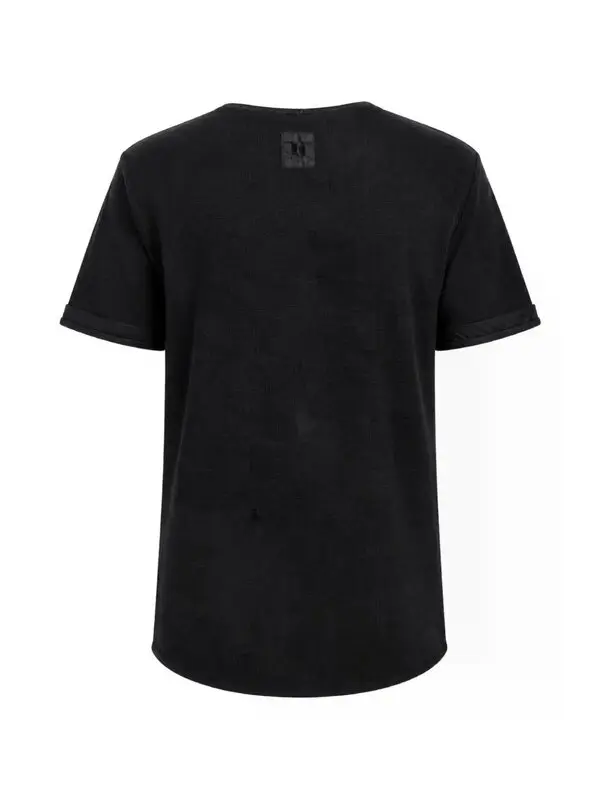 HANNES ROETHER Terry-texture T-shirt