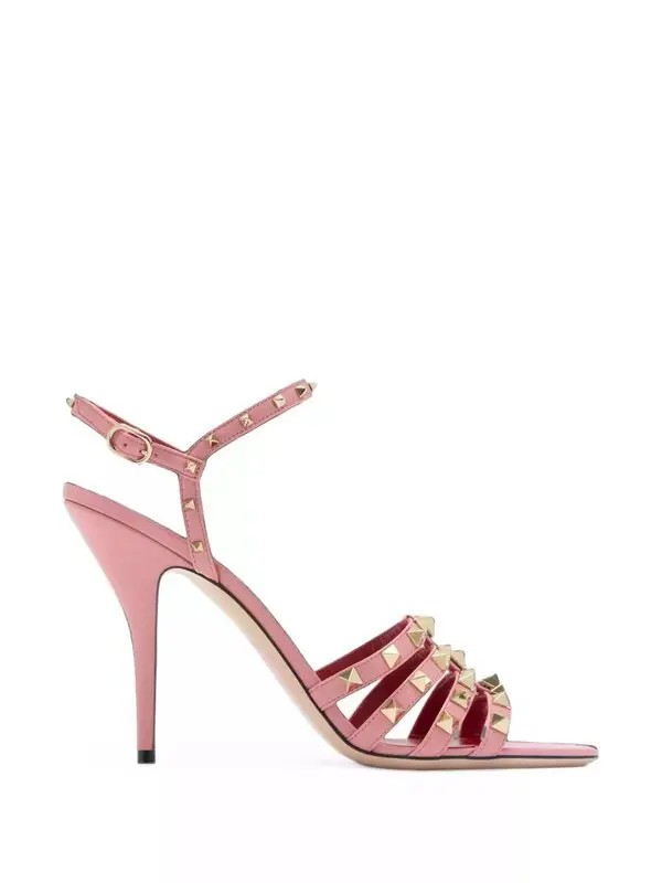 Valentino Garavani Rockstud Cage Sandals - Pink