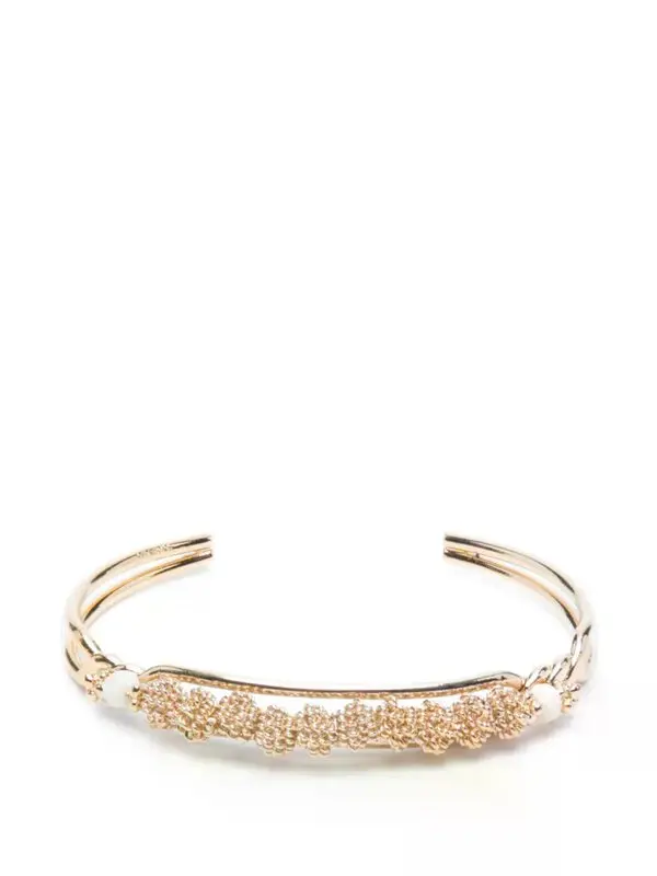Isabel Marant Étoile Engraved Chain Cuff Bracelet - Gold