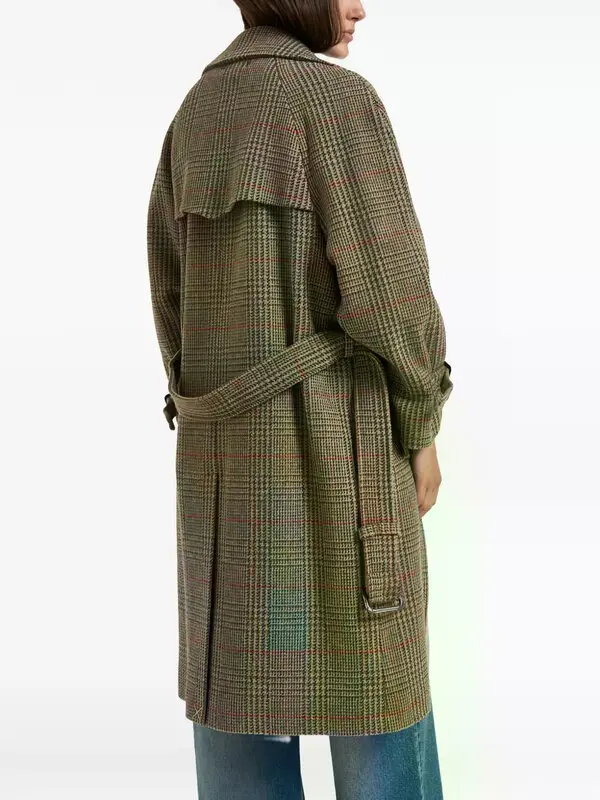 GOLDEN GOOSE Check-pattern Double-breasted Coat