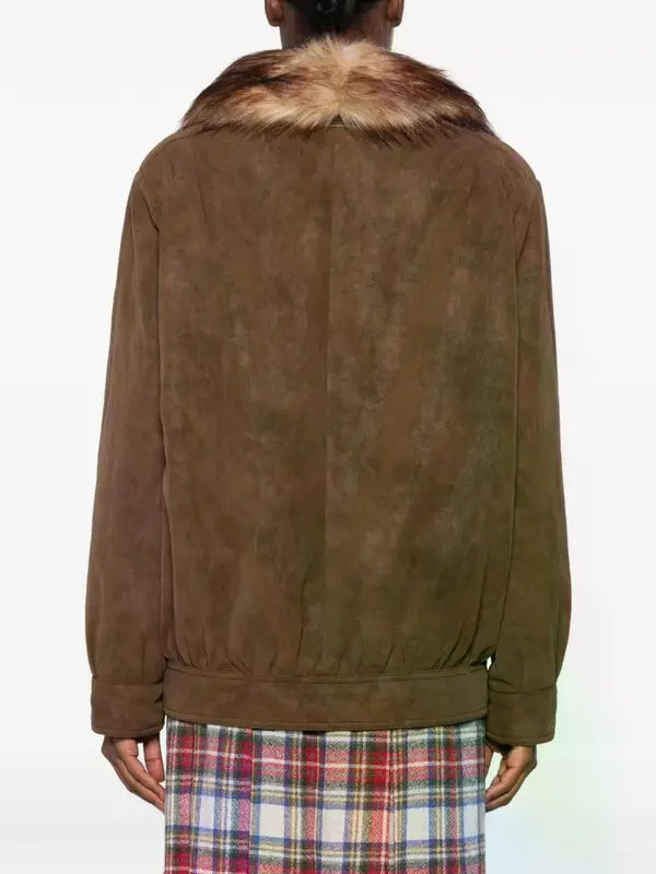 MAISON MARGIELA Faux-fur Collar Jacket