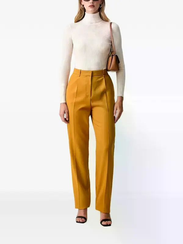 Elisabetta Franchi Logo-embroidered Ribbed-knit Sweater - Neutrals
