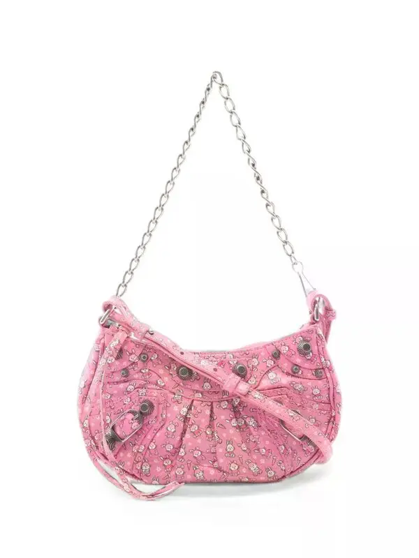 Balenciaga 2010s Mini Le Cagole Bb Chain Handbag - Pink
