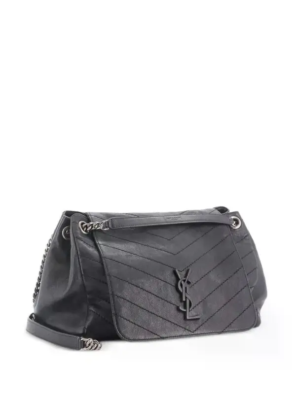 Saint Laurent Nolita Satchel Matelasse Chevron Leather Shoulder Bag