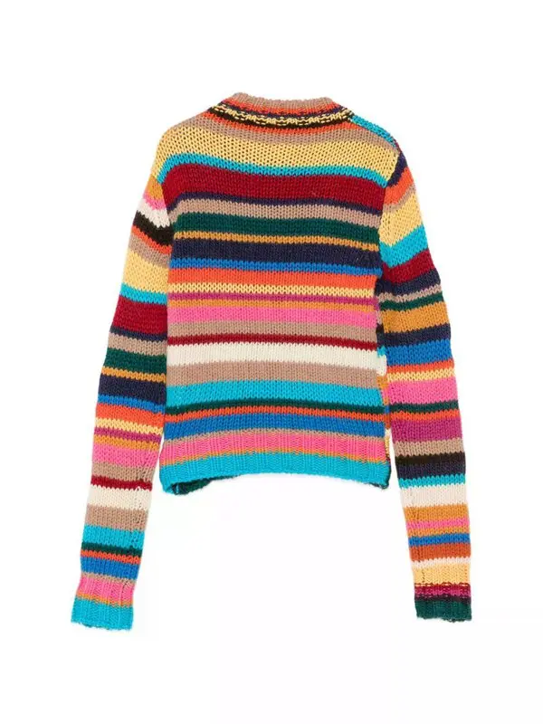 Dolce & Gabbana 2000s Striped Chunky-knit Sweater