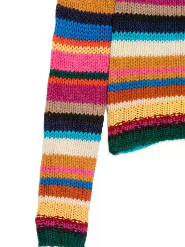 Dolce & Gabbana 2000s Striped Chunky-knit Sweater