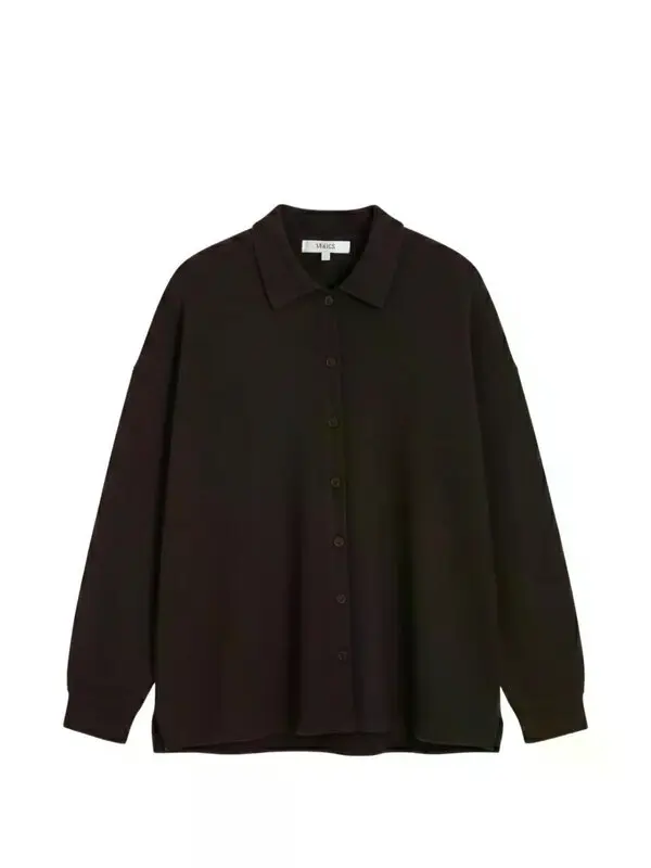 Chinti & Parker Button-up Collared Cardigan - Brown