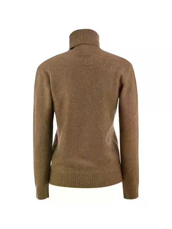 Fabiana Filippi Sequin-embellished Turtleneck Sweater