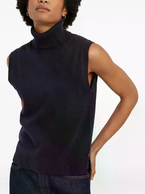 Chinti & Parker High-neck Sleeveless Sweater