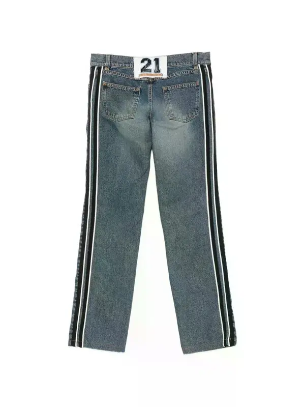 Dolce & Gabbana Cotton Denim Jeans With Side Stripe Detail