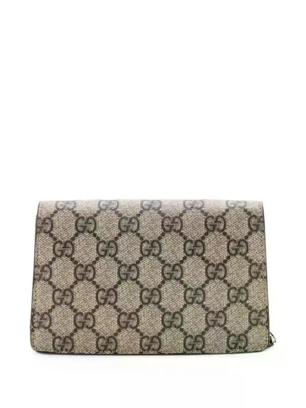 Gucci Dionysus Bag Gg Coated Canvas Super Mini Crossbody Bag