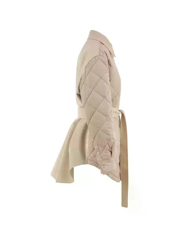Fabiana Filippi Diamond-quilted Belted Jacket