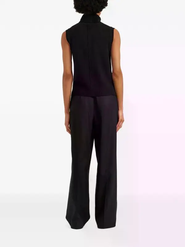 Chinti & Parker Basics High-neck Knitted Sleeveless Top