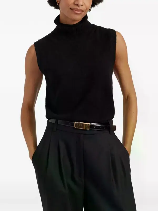 Chinti & Parker Basics High-neck Knitted Sleeveless Top