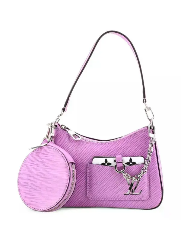 LOUIS VUITTON Epi Leather Shoulder Bag - Purple