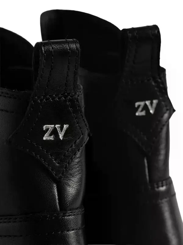 Zadig&Voltaire Igata Smooth Cowskin Boots - Black