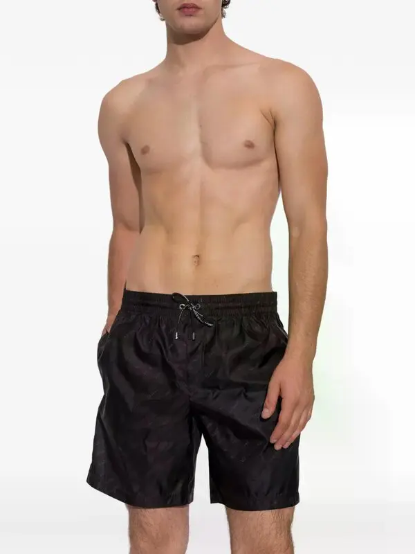 Dolce & Gabbana Logo-jacquard Drawstring Swim Shorts