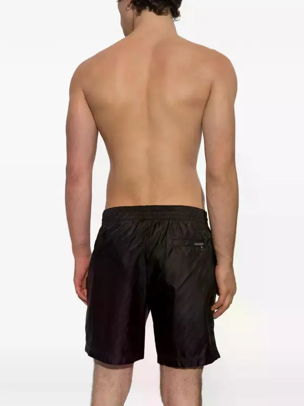 Dolce & Gabbana Logo-jacquard Drawstring Swim Shorts