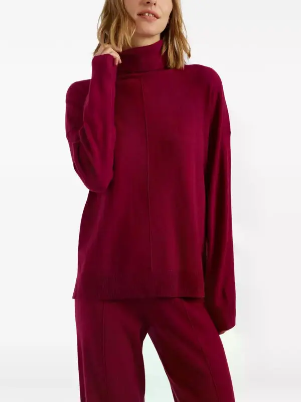 Chinti & Parker Basics Roll-neck Relaxed-fit Sweater