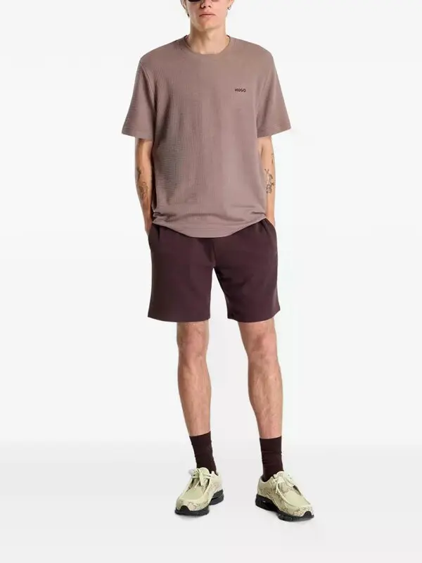 Hugo Waffle-knit Drawstring Shorts