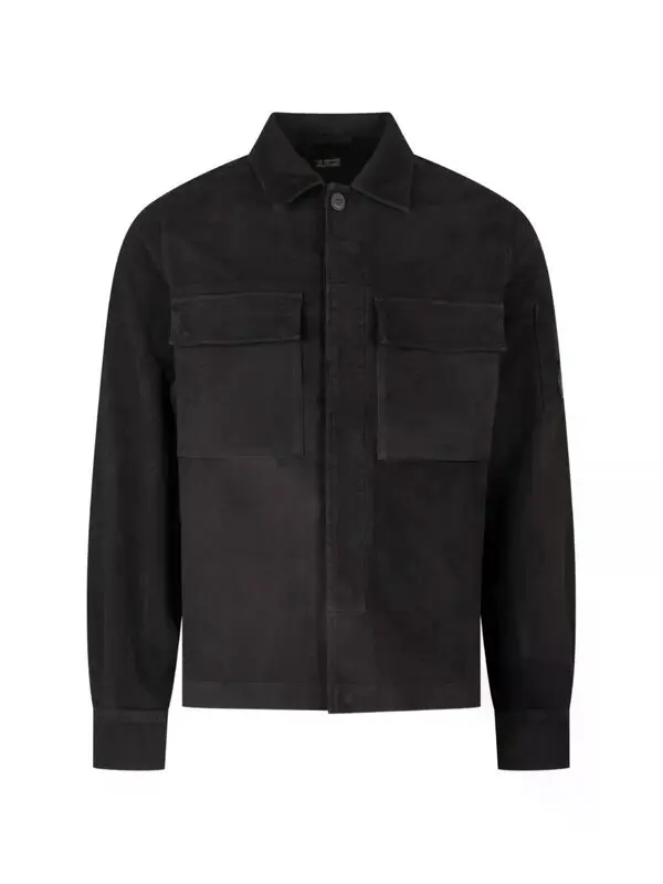 C.P. COMPANY Moleskin Overshirt - Black