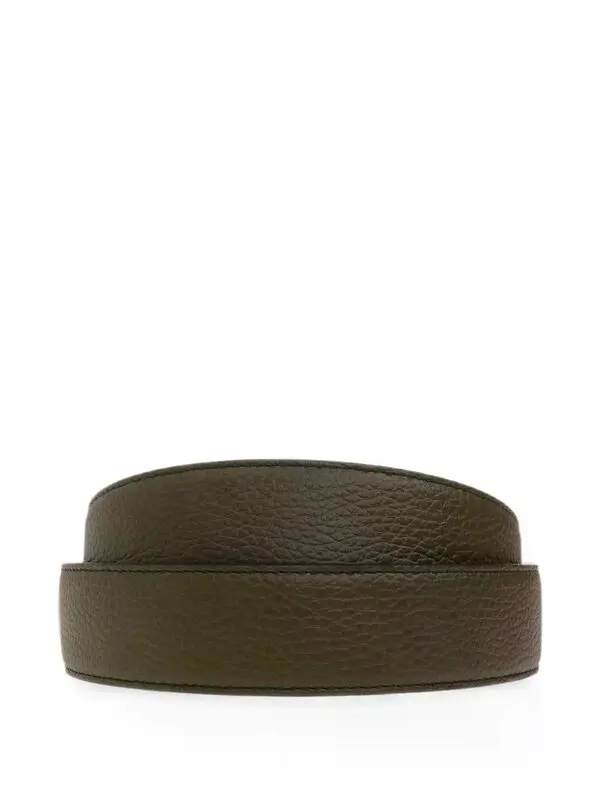 FERRAGAMO Reversible And Adjustable Gancini Belt - Brown