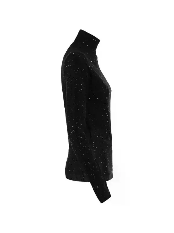 Fabiana Filippi Sequin-embellished Turtleneck Sweater