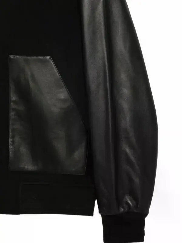 Mackage Tripp Leather-panelled Bomber Jacket