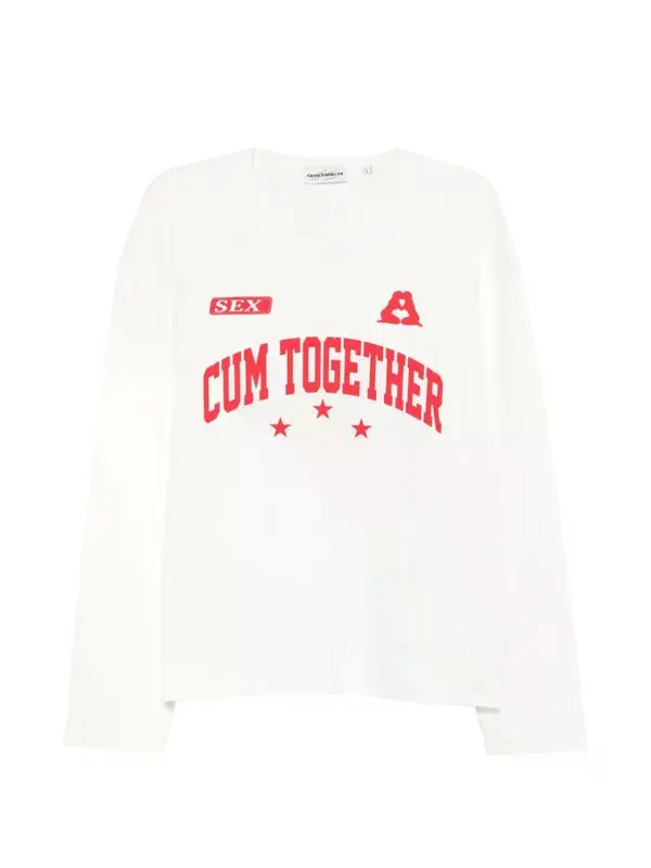 CARNE BOLLENTE Together Again Long-sleeve T-shirt - White