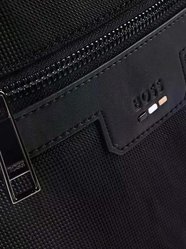 BOSS Logo Patch Shoulder Bag