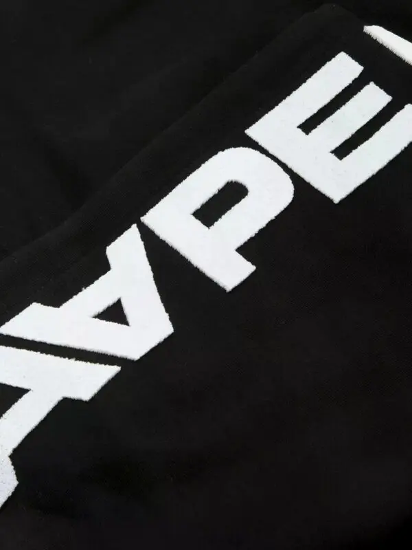 AAPE BY *A BATHING APE Logo Print Zip-up Hoodie