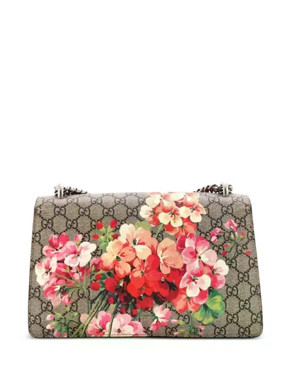Gucci Dionysus Blooms Print Gg Coated Canvas Small Shoulder Bag