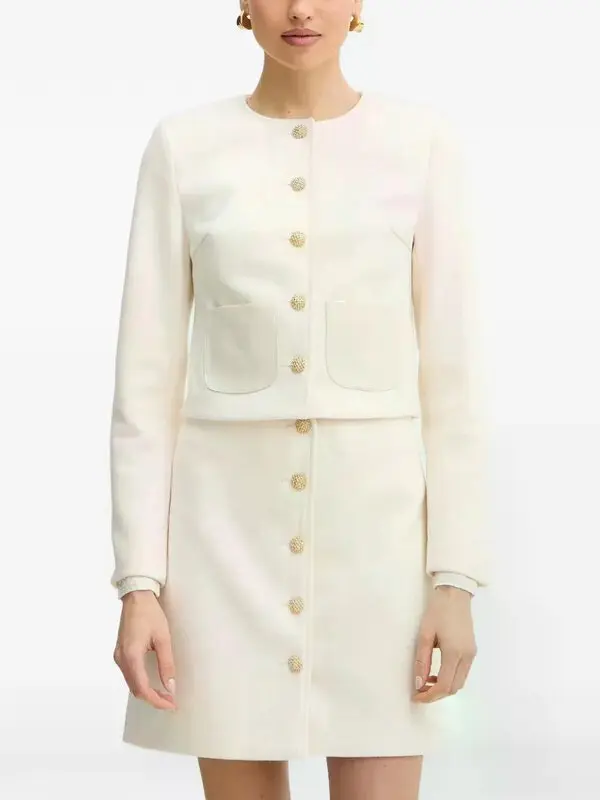 MORGAN Patch-pocket Jacket - Neutrals