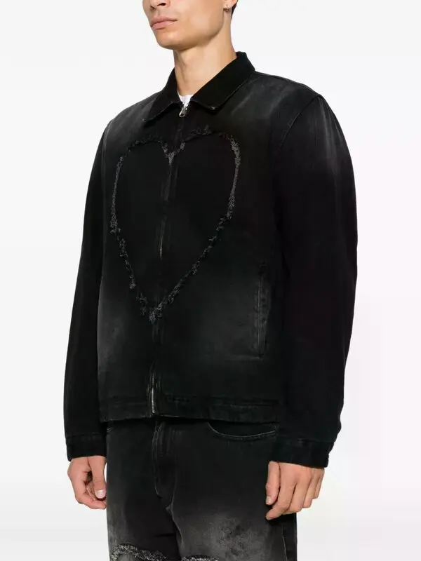 CARNE BOLLENTE Bad Boy, Big Heart Denim Jacket