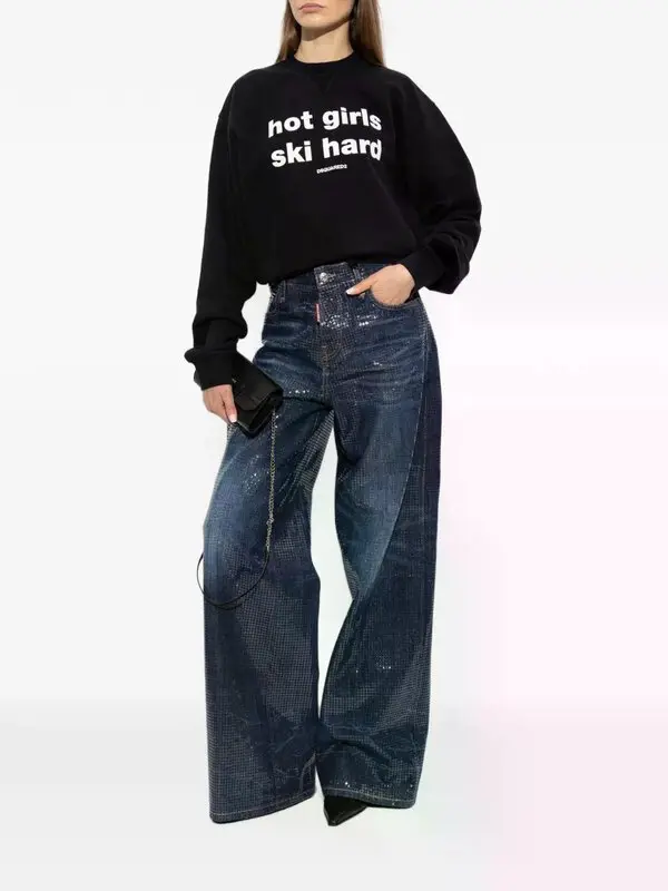 Dsquared2 Sequin-embellished Baggy Jeans