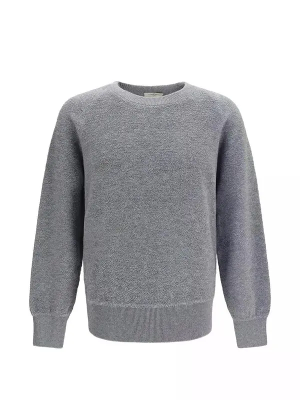 PIACENZA CASHMERE 1733 Virgin Wool Crew-neck Sweater - Grey